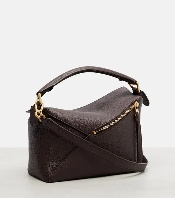 Loewe Puzzle Edge Small Leather Top-handle Bag