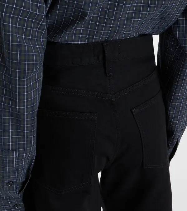 AGOLDE Luna Pieced Mid-rise Barrel-leg Jeans - Black