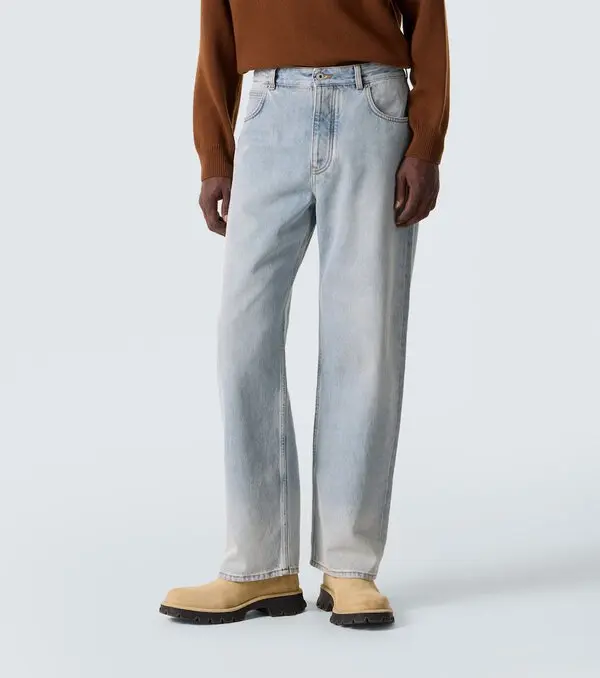 Loewe Faded Straight Leg Jeans