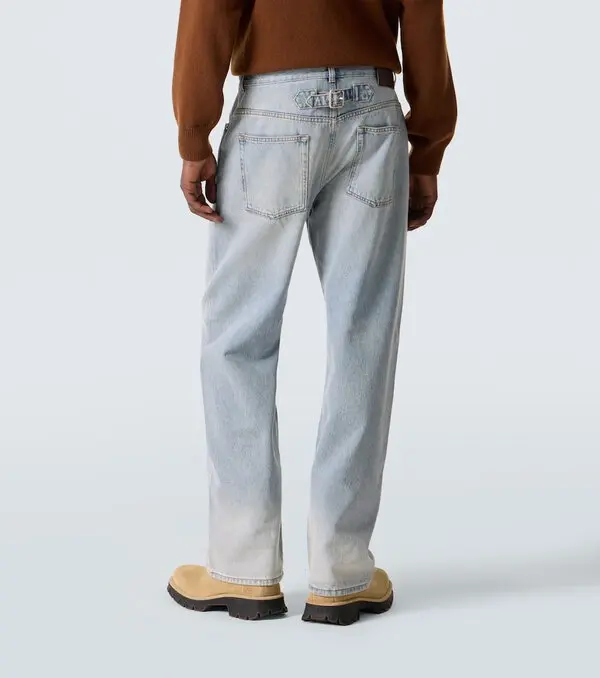 Loewe Faded Straight Leg Jeans