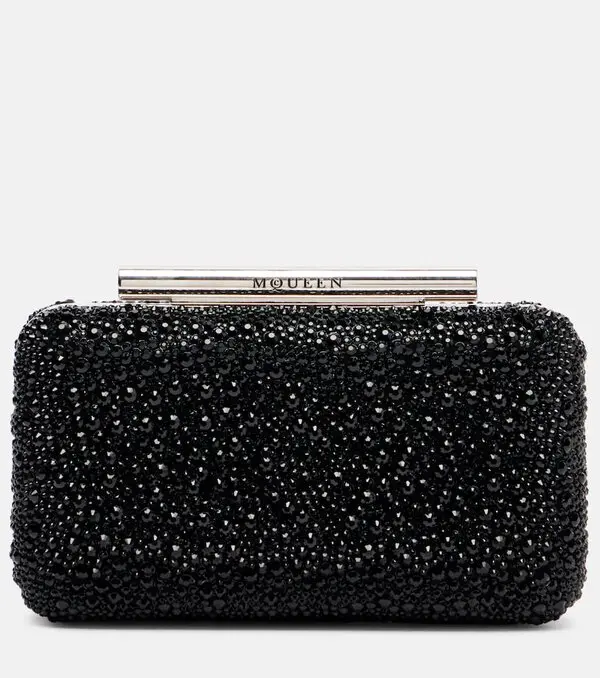 Alexander McQueen T-bar Embellished Clutch