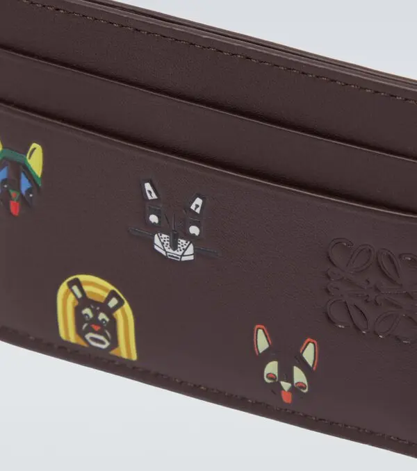 Loewe X Louis Wain Leather Card Holder