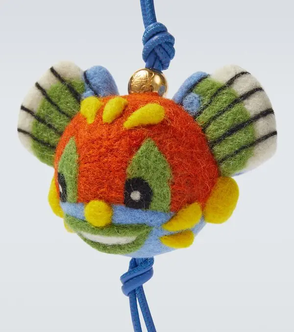 Loewe X Louis Wain Clown Wool Bag Charm