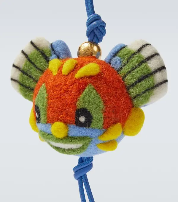 Loewe X Louis Wain Clown Wool Bag Charm
