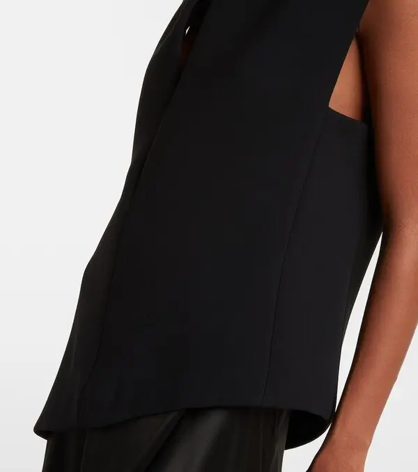 Khaite Asymmetrical Top - Black