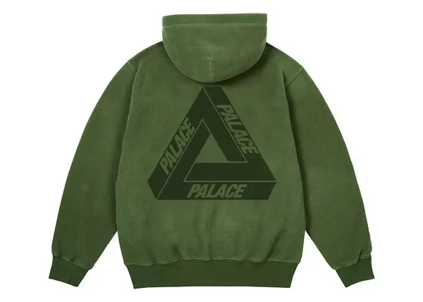 PALACE Polartec Lazer Zip Hood - The Deep Green