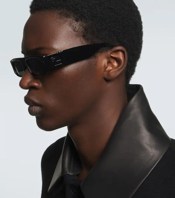 Fendi Ff Squared Rectangular Sunglasses