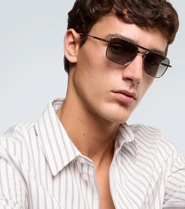Dior Diorblacksuit S17u Aviator Sunglasses - Silver