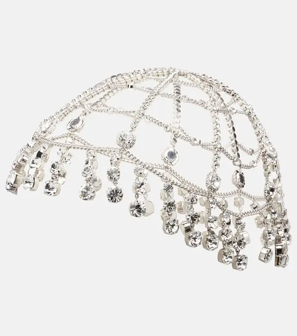 Rabanne Crystal-embellished Headband - Silver