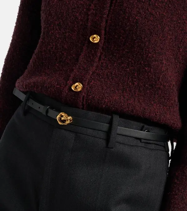 Bottega Veneta Knot Leather Belt