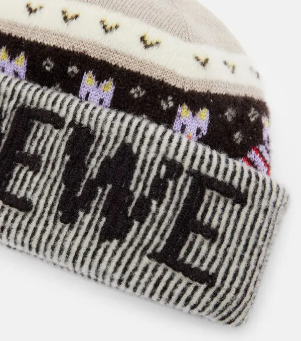 Loewe Logo Wool-blend Beanie