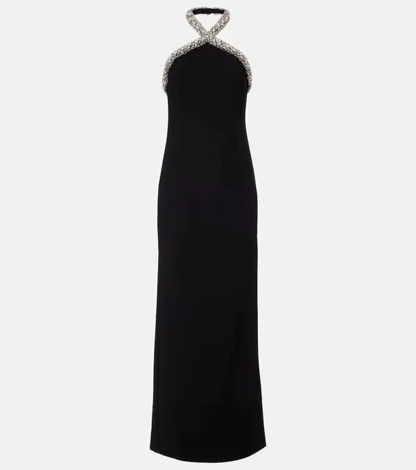 Simkhai Embellished Halterneck Gown