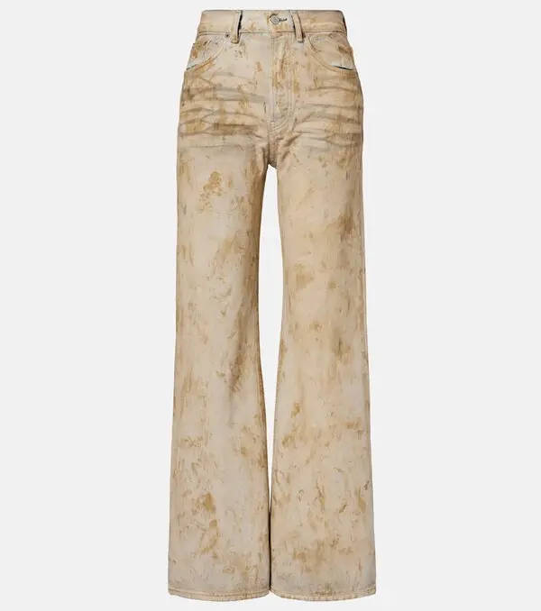 Acne Studios Distressed Wide-leg Jeans