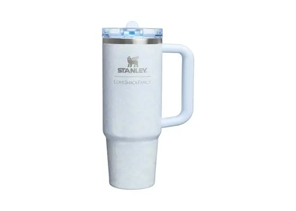 STANLEY 1913 X Loveshackfancy Quencher Protour Flip Straw 30oz Tumbler - Toscana Toile Alpine Blue