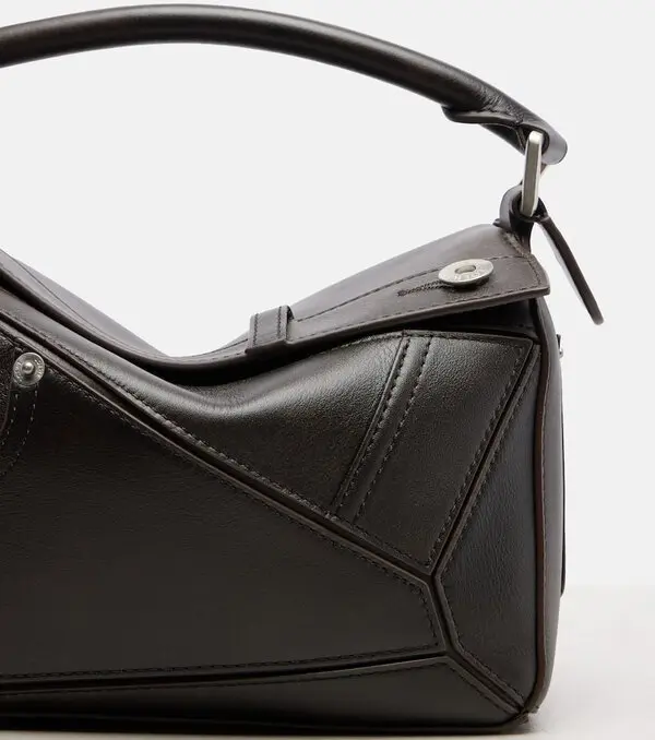 Loewe Puzzle Panta Small Leather Top-handle Bag - Brown