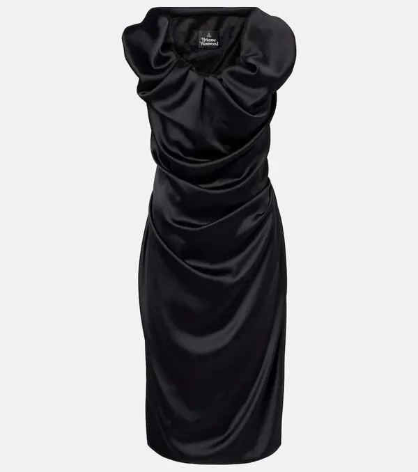 VIVIENNE WESTWOOD Draped Midi Dress