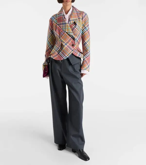 VIVIENNE WESTWOOD Stormy Asymmetric Wool Blazer