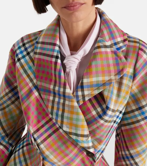 VIVIENNE WESTWOOD Stormy Asymmetric Wool Blazer