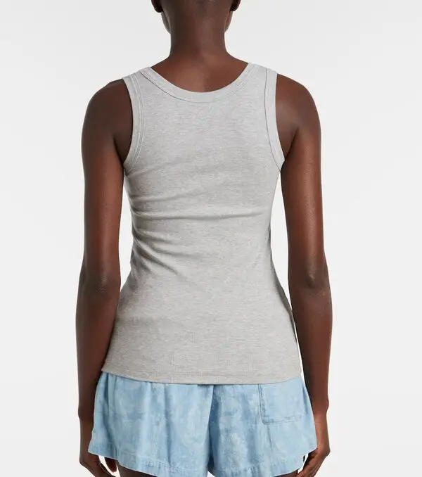 Versace Cotton-blend Top - Grey