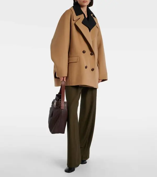 Loewe Draped Leather Tote - Brown