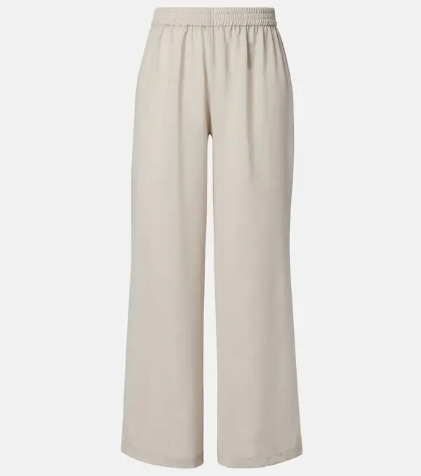 Jade Swim Mika Sheer Wide-leg Pants - Grey
