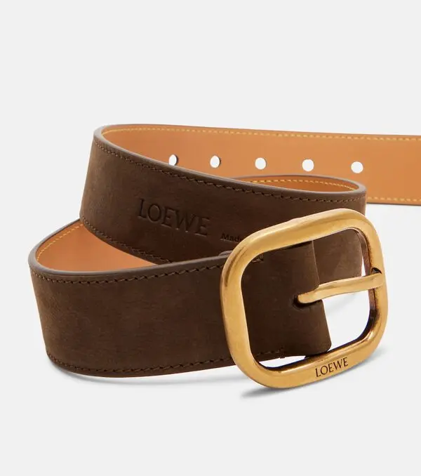 Loewe Leather Belt - Brown