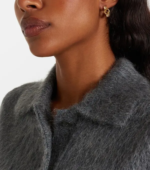 Gucci Blondie Embellished Hoop Earrings
