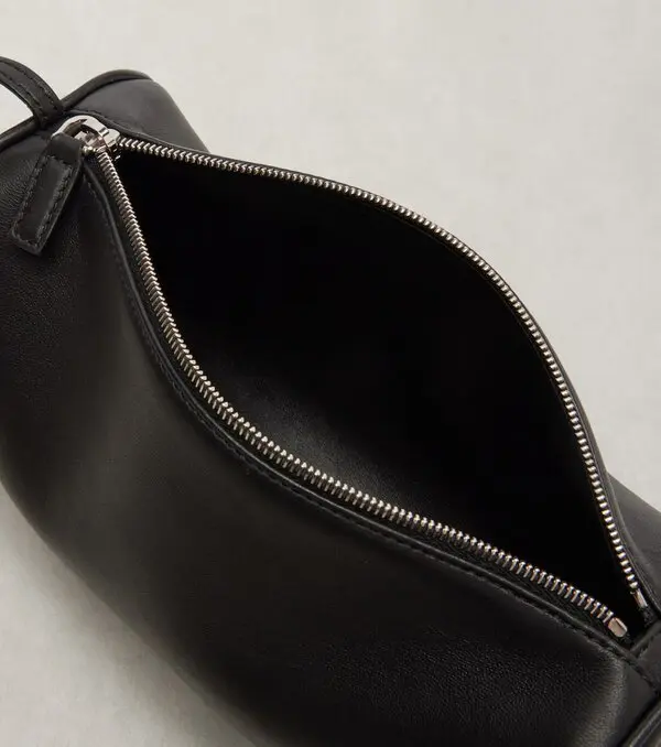 THE ROW Nappa Leather Crossbody Bag - Black