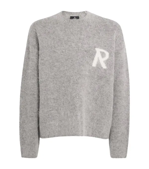 REPRESENT Alpaca-blend Logo Oversized Sweater