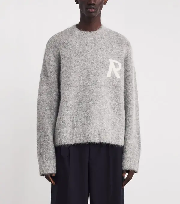 REPRESENT Alpaca-blend Logo Oversized Sweater