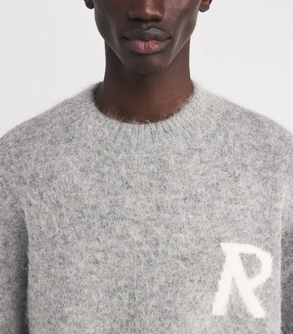 REPRESENT Alpaca-blend Logo Oversized Sweater