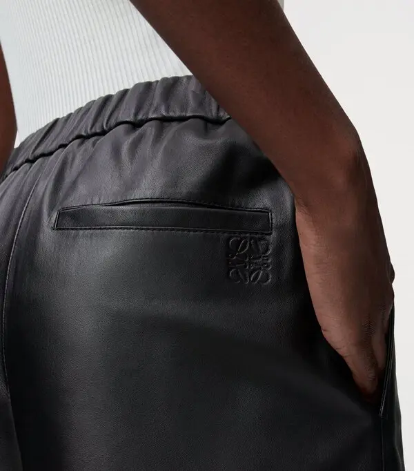 Loewe Nappa Lambskin Cropped Trousers
