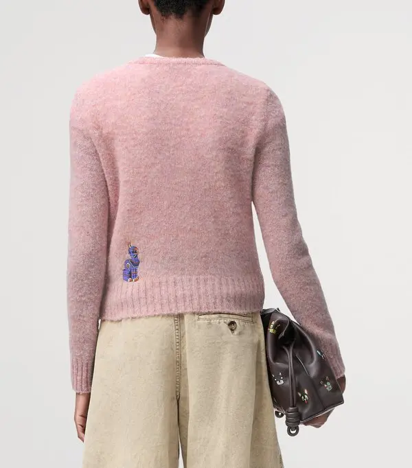 Loewe X Louis Wain Wool Futurist Cats Sweater
