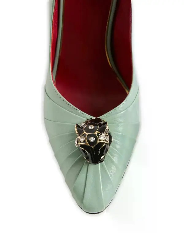 Valentino Garavani Panthea Goatskin Pumps 105mm - Green