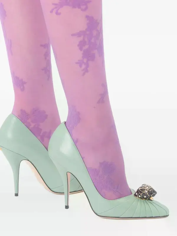 Valentino Garavani Panthea Goatskin Pumps 105mm - Green