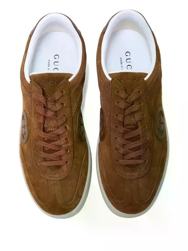Gucci Logo Suede Trainers