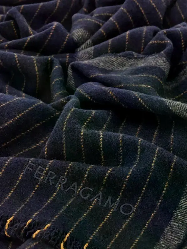 FERRAGAMO Striped-pattern Scarf