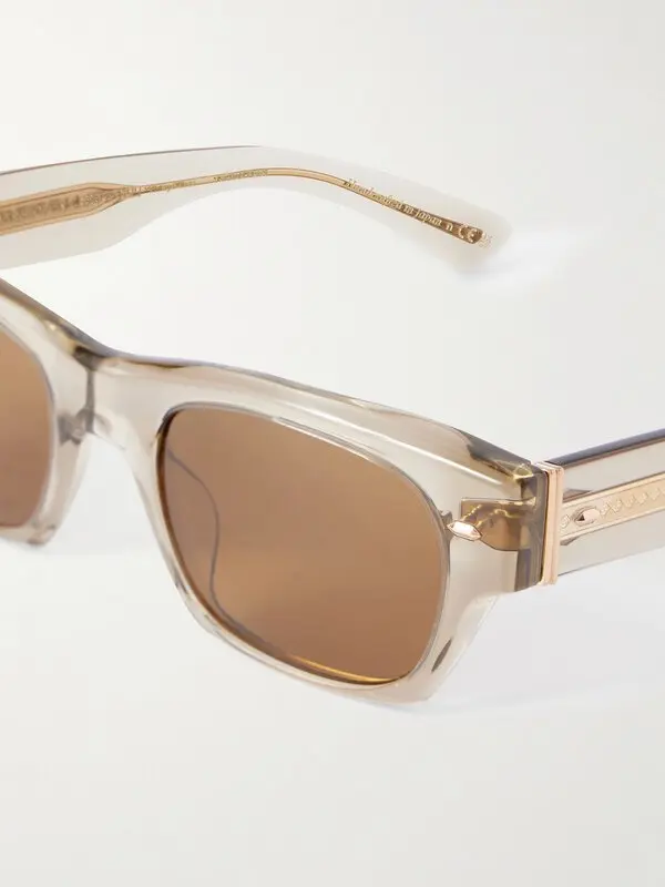 Oliver Spencer Kasdan Square Frame Sunglasses