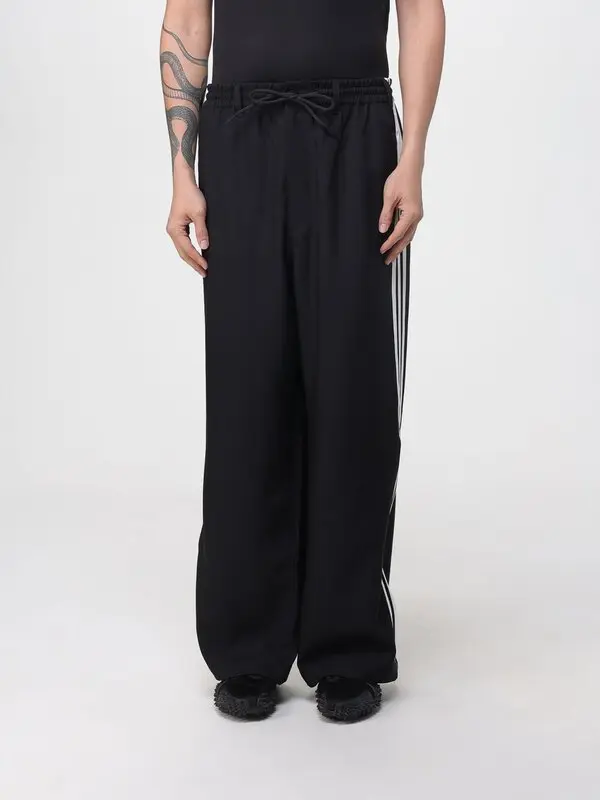 Y3 Wide Leg Track Trousers