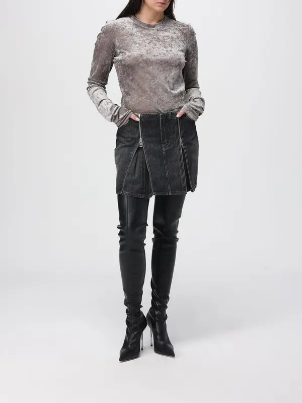 JEAN PAUL GAULTIER Denim Skirt - Black