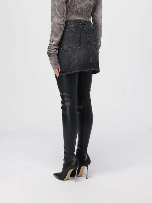 JEAN PAUL GAULTIER Denim Skirt - Black