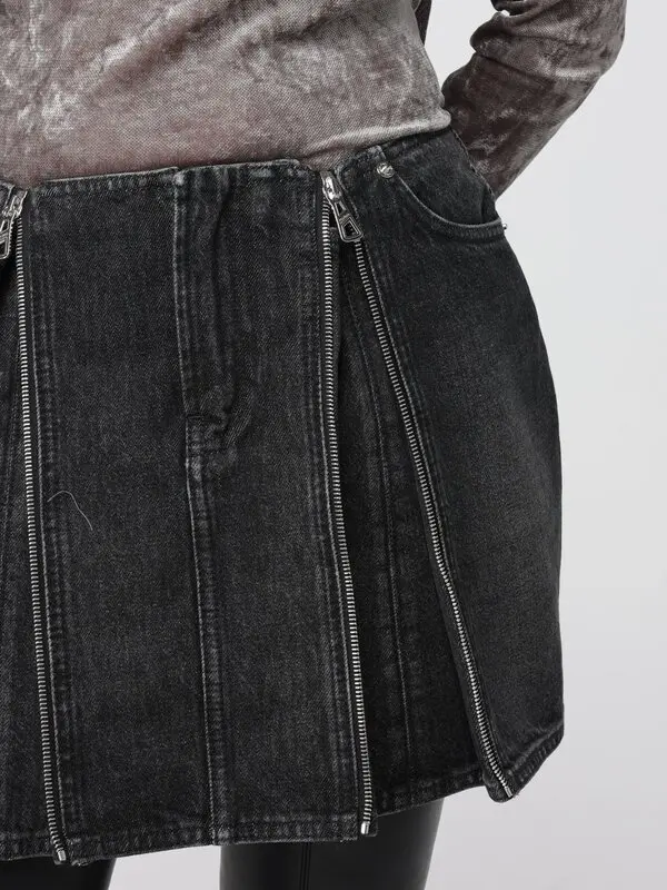 JEAN PAUL GAULTIER Denim Skirt - Black