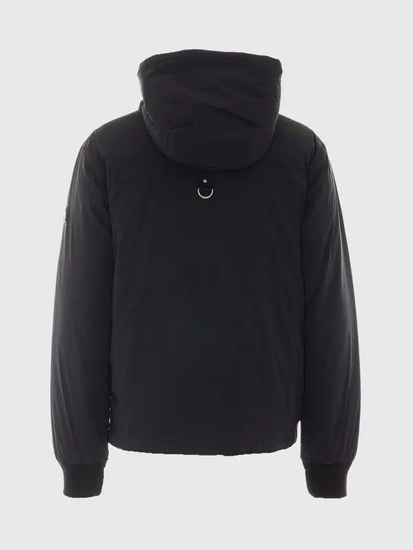 Moose Knuckles Hooded Zip-up Jacket - Black