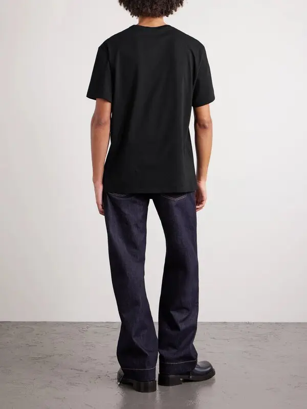 Alexander McQueen Printed Cotton-jersey T-shirt