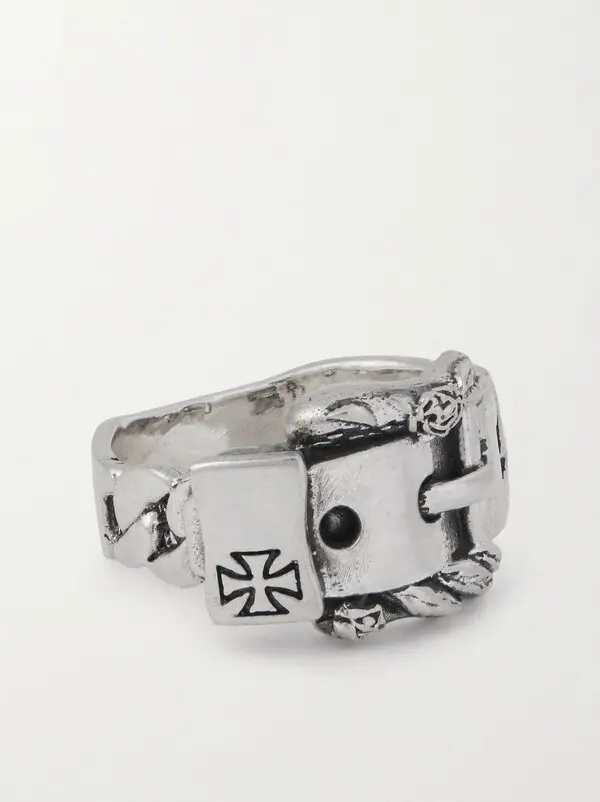 Enfants Riches Déprimés Buckle Sterling Ring - Silver