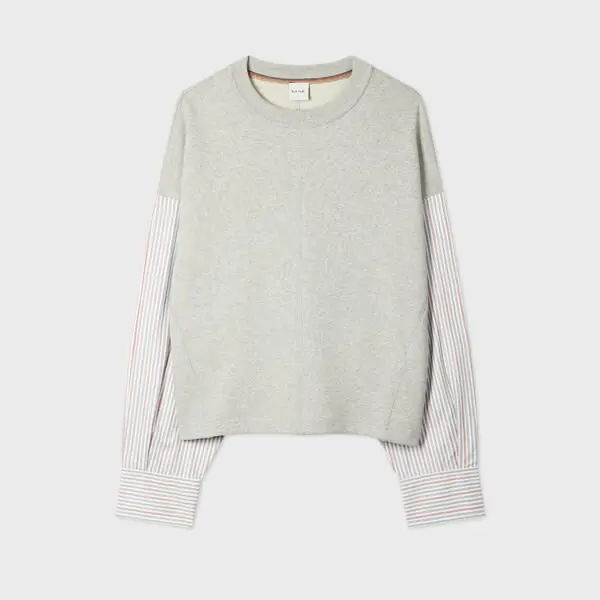 Paul Smith Striped Sleeve Sweatshirt