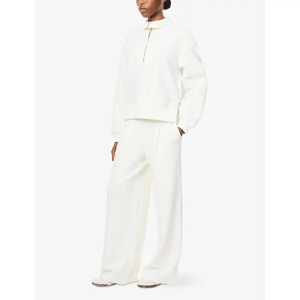 Varley Roselle Half-zip Fleece Sweatshirt - Egret