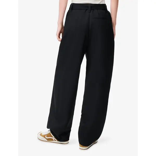 Loewe Pleated Adjustable-belt Wool Trousers