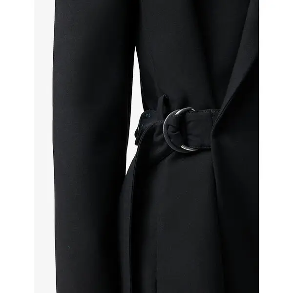 Loewe Peak-lapel Wool-blend Jacket - Black