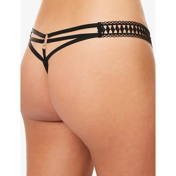 AUBADE After Hours Floral-embroidered Lace Briefs